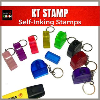 KT Personalized Self-inking Stamp with Keyring FREE LAYOUT FAST ...