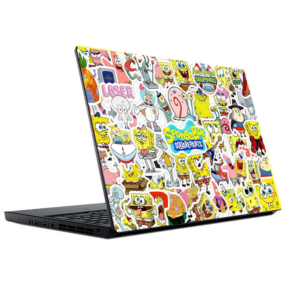 50pcs SpongeBob Stickers Waterproof Notebook Laptop Bottle Stickers ...