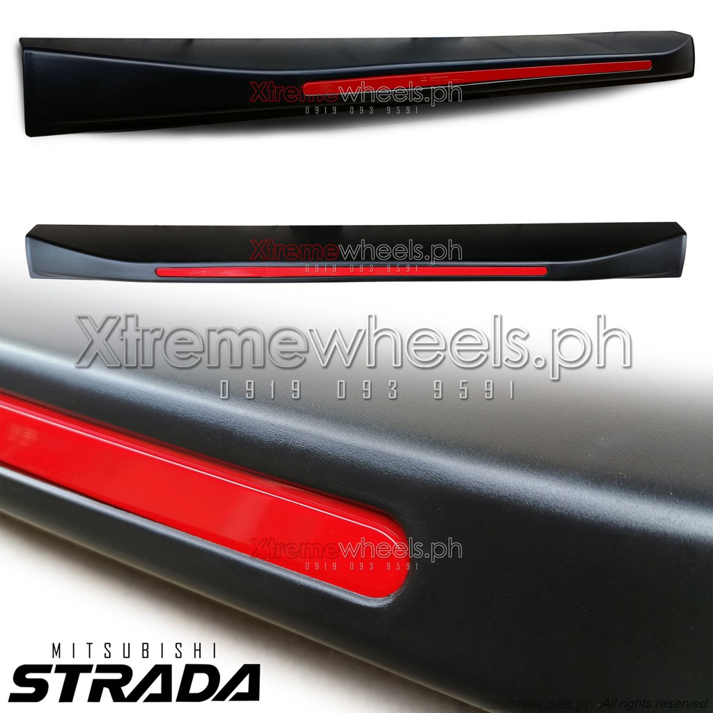 Mitsubishi Strada 2015-2023 Rear Tail Gate Spoiler / Rear rail Guard ...