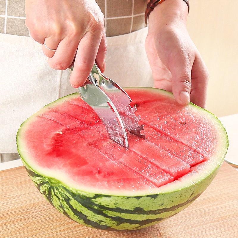 Creative Watermelon Slicer Cutting Knife - Double-sided Fruit Sculpture ...