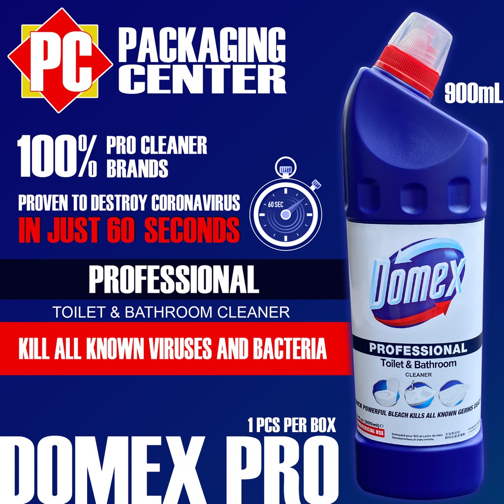 Domex Professional Toilet and Bathroom Cleaner 900mL By 1pcs per box ...