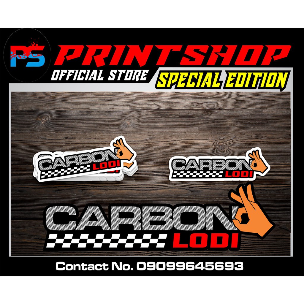 CARBON LODI Sticker Bomb (Special Edition) 2pcs | Shopee Philippines