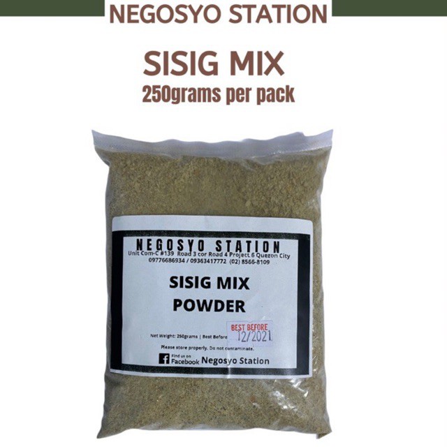 Sisig Mix Powder 250g (Sisig Seasoning Mix) | Shopee Philippines
