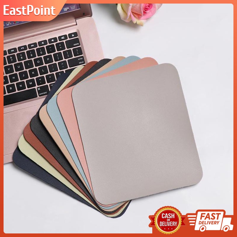 Double-Sided Waterproof PU Leather Mouse Pad Desk Pad Gaming Mouse Pad ...