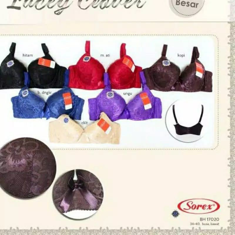 SOREX Ori Bra Brocade Brocade Wire Large Cup art 17020 | Shopee Philippines