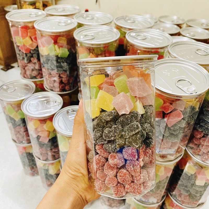 Mixed fruit gummies with 3 flavors, Dalat fruit gummies - strawberry ...