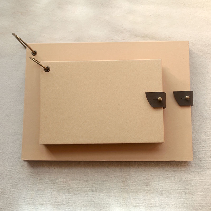 Blank kraft paper diy book personality thick vegetable book simple ...