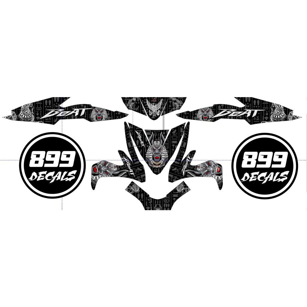 Honda Beat Full Body Sticker Decals Laminated | Shopee Philippines