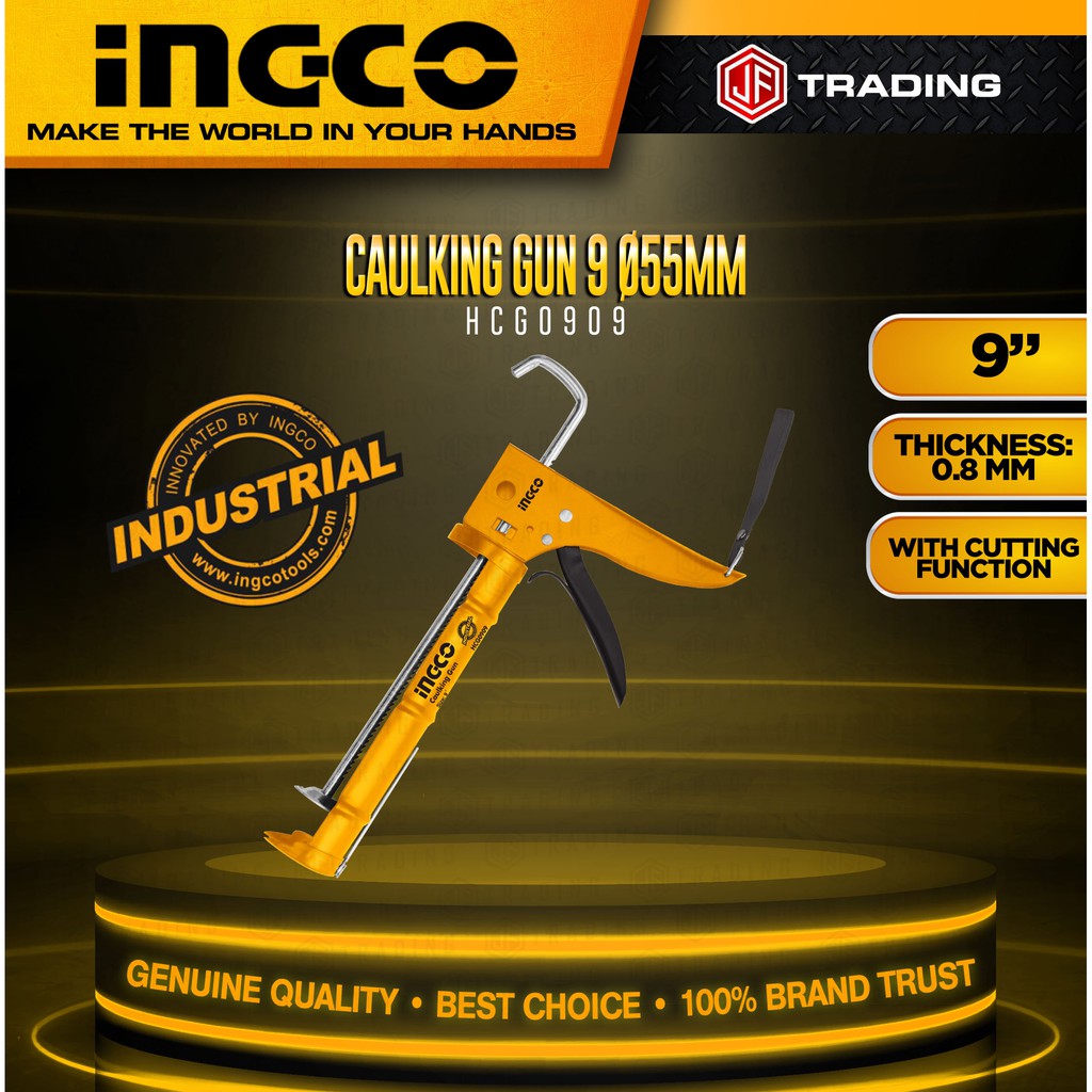 INGCO Caulking Gun 9" Ø55mm HCG0909 ♦JF TRADING♦ | Shopee Philippines