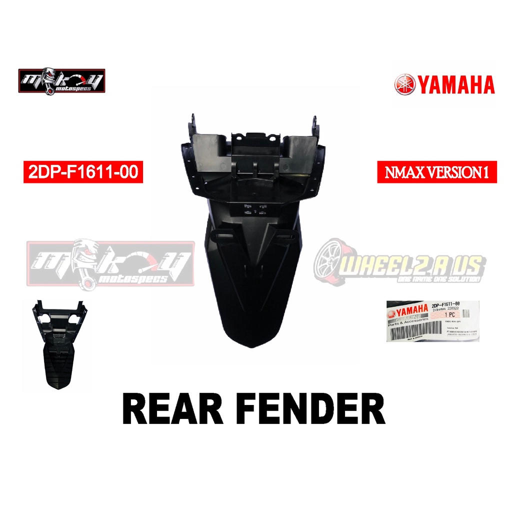 YAMAHA GENUINE REAR FENDER FOR NMAX VERSION 1 (2DP-F1611-00) | Shopee ...