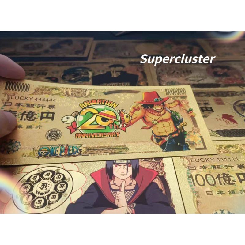 One Piece Commemorative banknote Anime Collection Luffy Zoro wallpaper ...