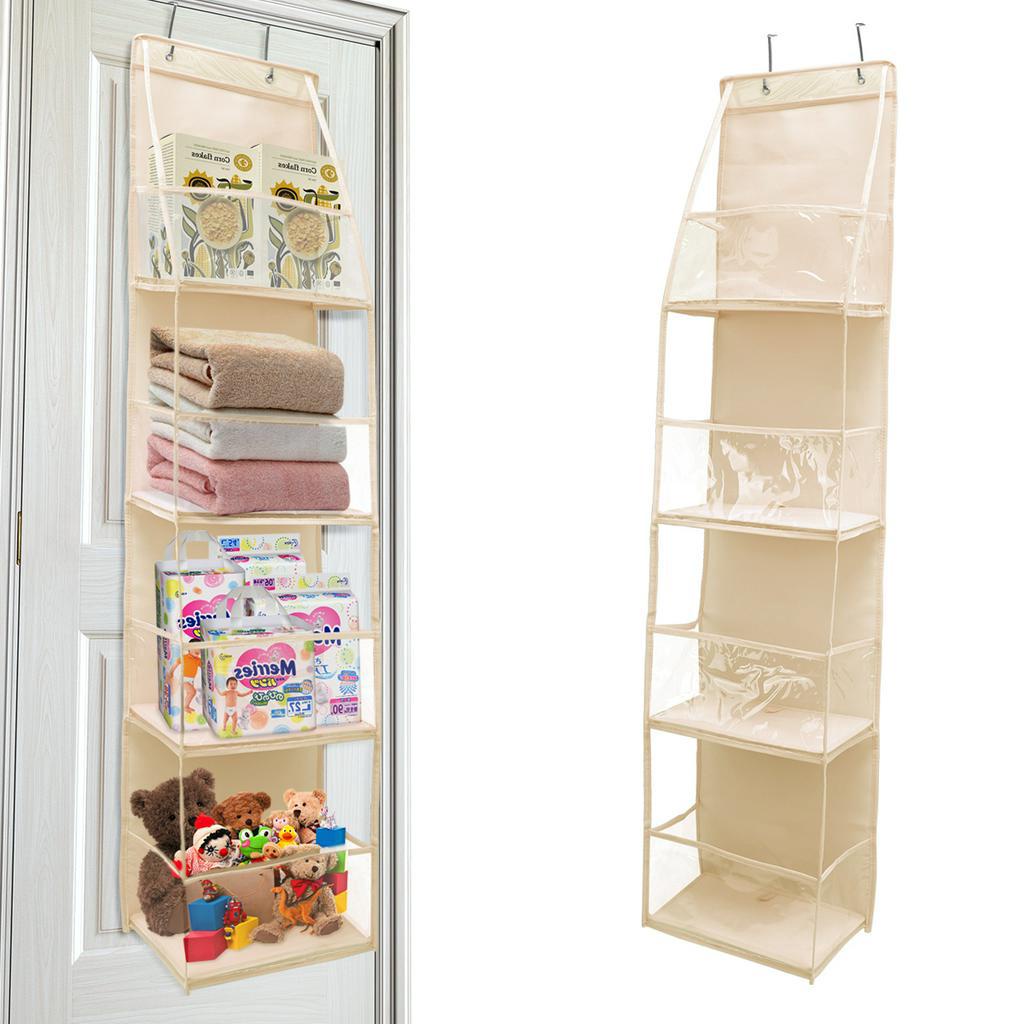 PVC Wall-mounted Hanging Storage Organizer Behind The Door Muti Layer ...