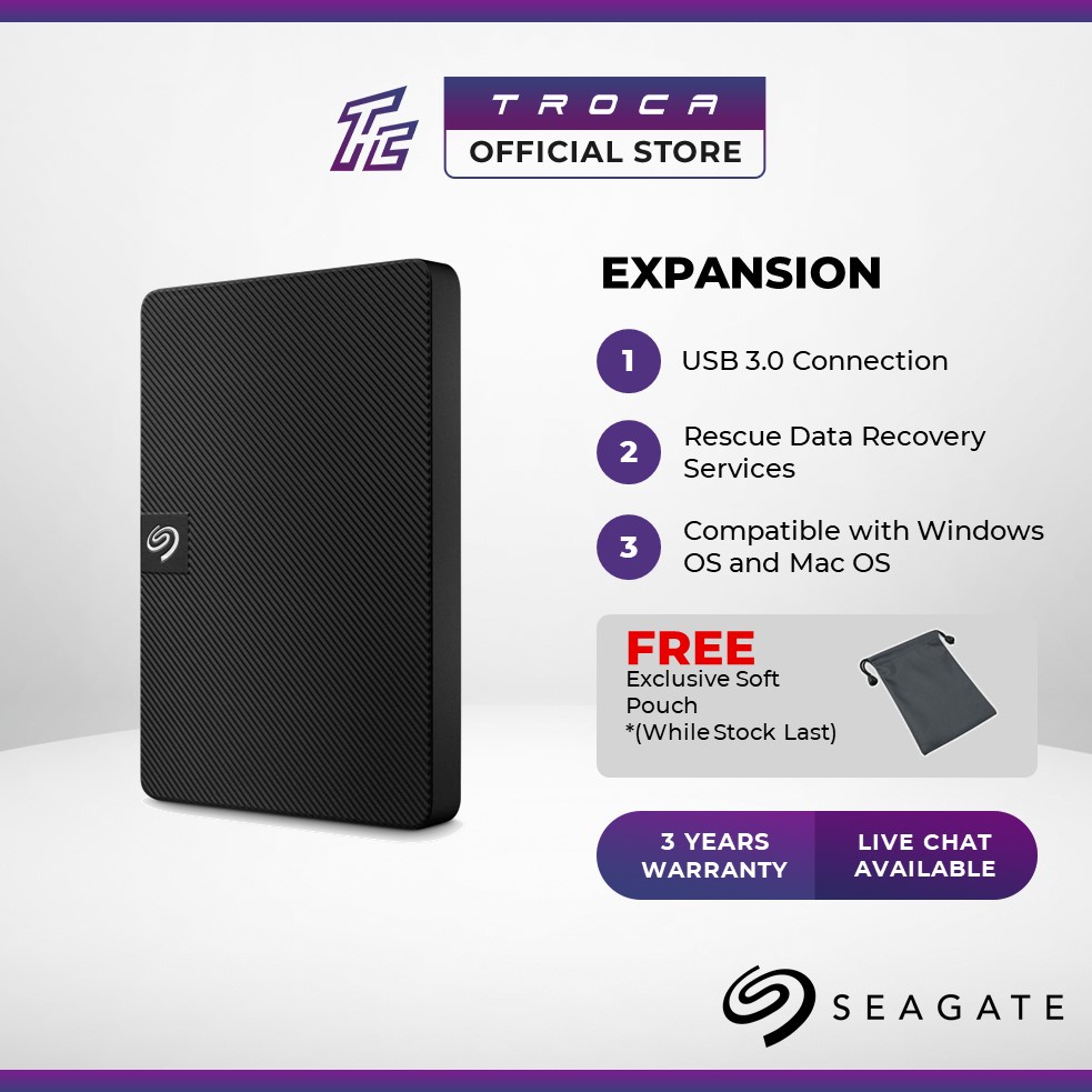 Seagate Expansion USB 3.0 Portable External Hard Disk Hard Drive HDD (4TB/2TB/1.5TB/1TB ...