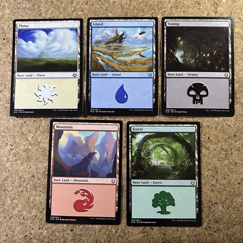 MTG PLAINS FOREST SWAMP MOUNTAIN ISLAND | BASIC LAND | KALADESH | MAGIC ...
