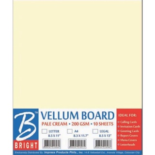 BUYZILLA 10 sheets Vellum Board Vellum Paper | Shopee Philippines