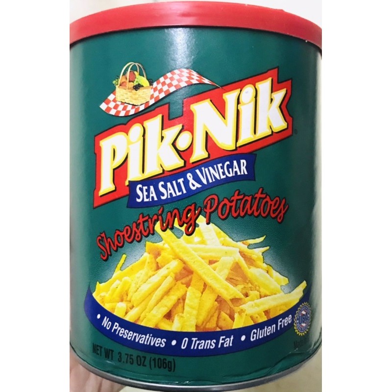106g PikNik Sea Salt & Vinegar Shoestring Potatoes Pik Nik | Shopee ...