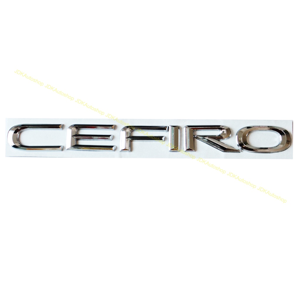 CEFIRO Logo Size 2 X 22 cm. Chrome Colour For NISSAN | Shopee Philippines
