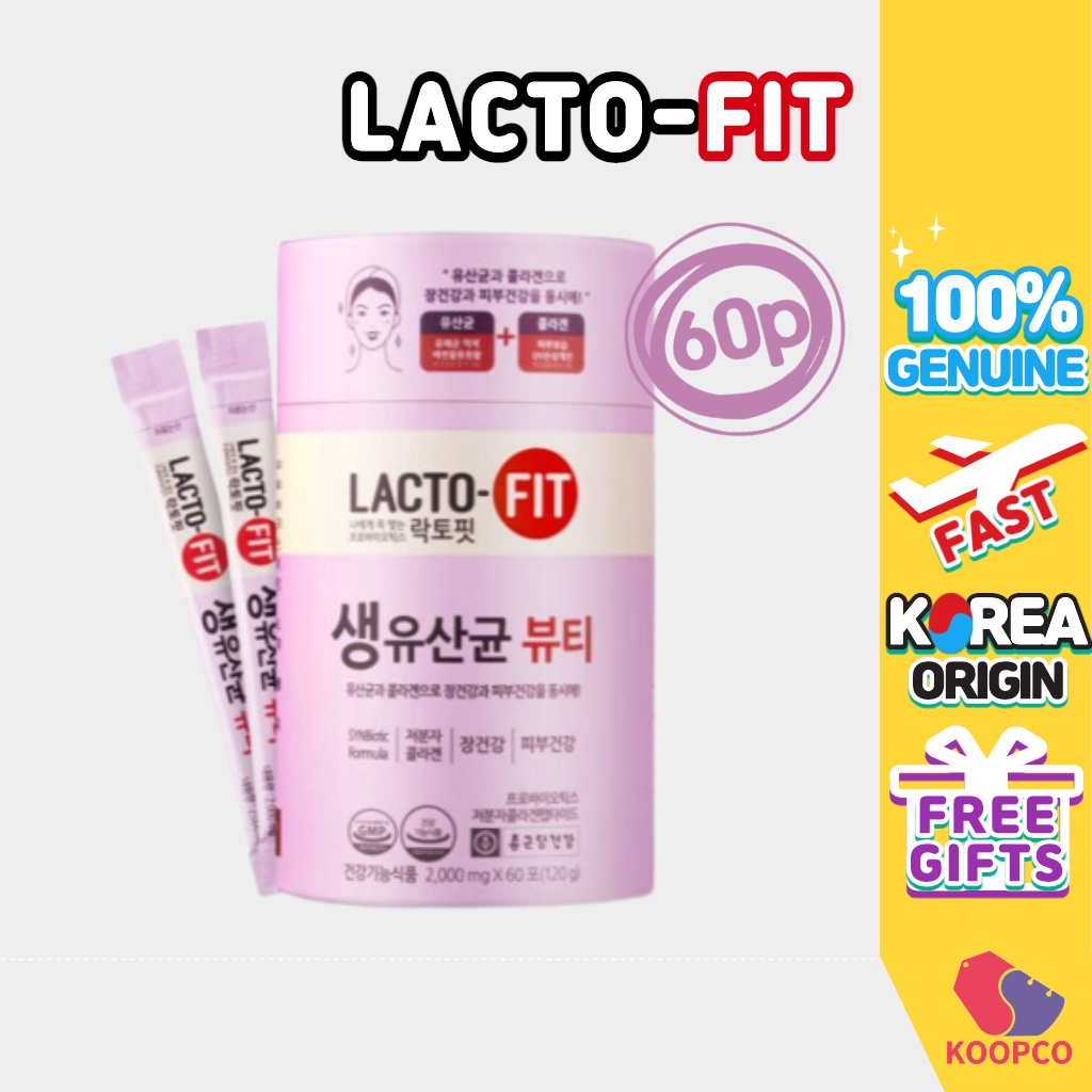 LACTO-FIT Probiotics Beauty 60pcs / Korea's Popular Health Supplement ...