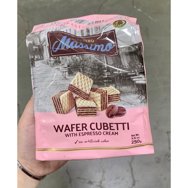 Massimo Wafer Cubetti With Espresso Cream Shopee Philippines