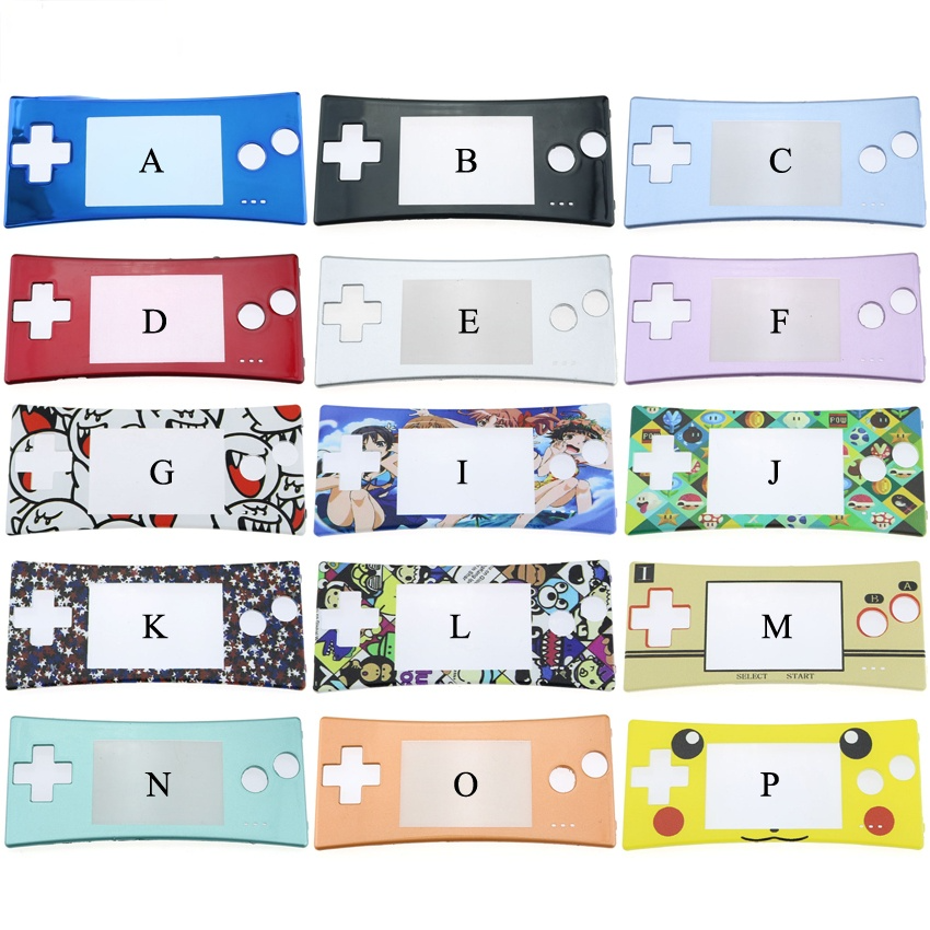 Front Faceplate Cover Case for Nintendo Game Boy Micro GBM | Shopee ...
