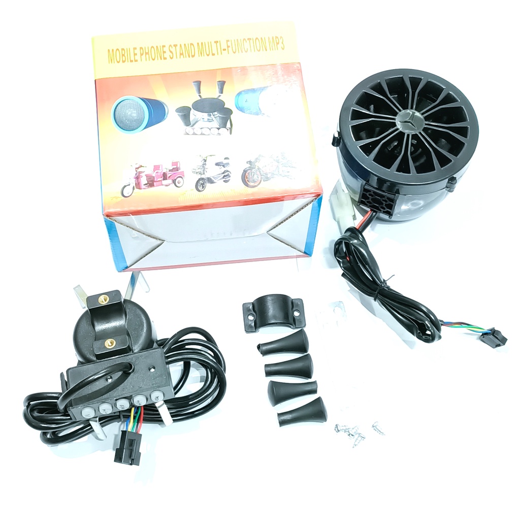 ebike Bluetooth speaker 12-80volts auto volts, 3 tone sounder, TF card ...