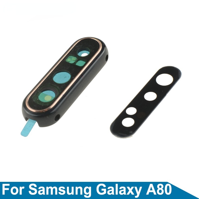 Rear Back Camera Lens With Frame Adhesive For Samsung Galaxy A80 A805F ...