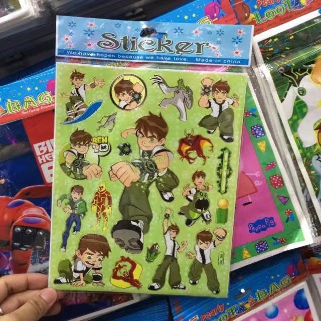 12pcs Cute Stickers (BEN10) | Shopee Philippines