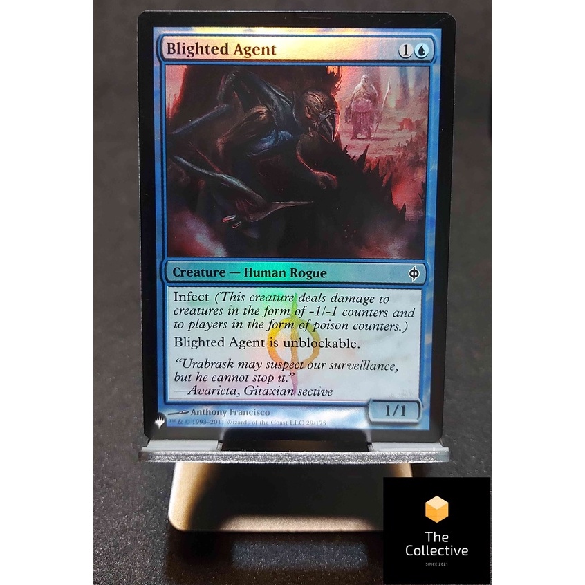 Magic the Gathering - MTG Card Game - Blighted Agent - [ID: UB1 ...