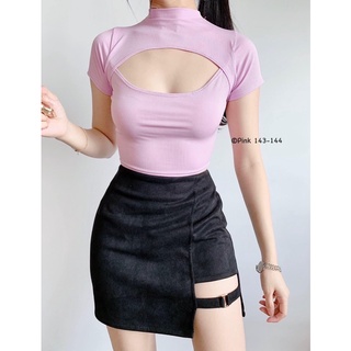Boobsy Pick A Boo Crop Clevage top | Shopee Philippines