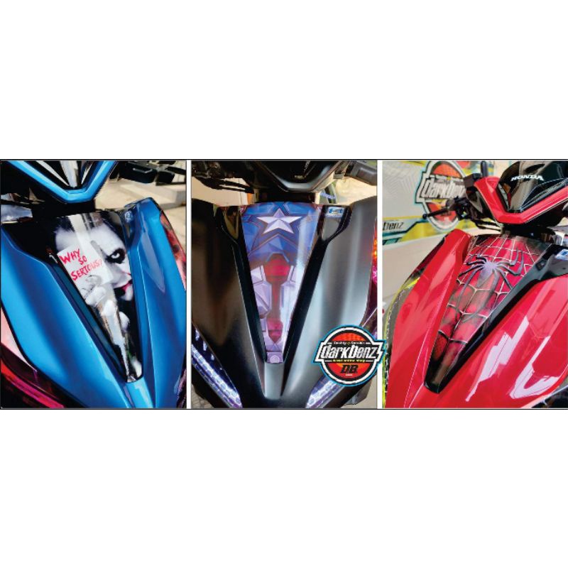 A-Series Design Front Panel Sticker for Honda Click Game Changer ...