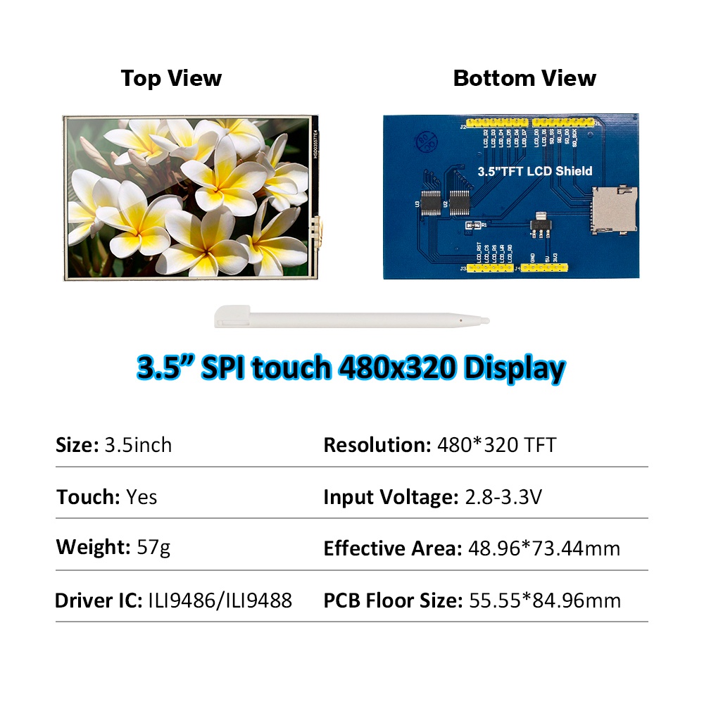 LAFVIN 2 4/2 8/3 2/3 5 Inch Tft Lcd Touch Display Screen Panel 320x240 ...