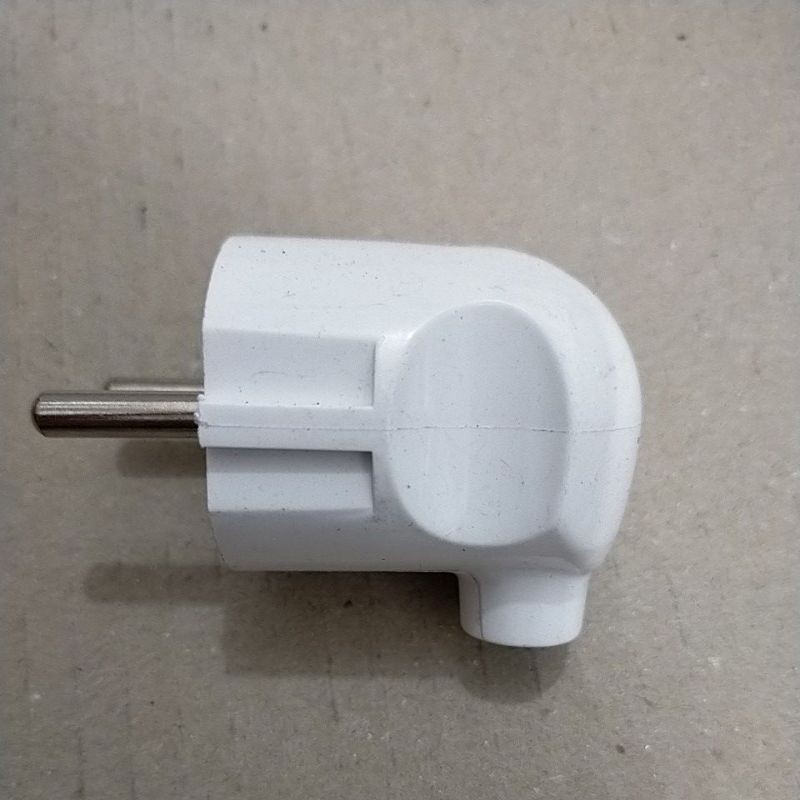 White Bent Broco Ground Plug / Electrical Plug | Shopee Philippines