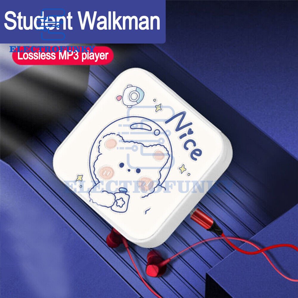 Mini Cartoon Music MP3 Player with USB Cable + Headset | Shopee Philippines