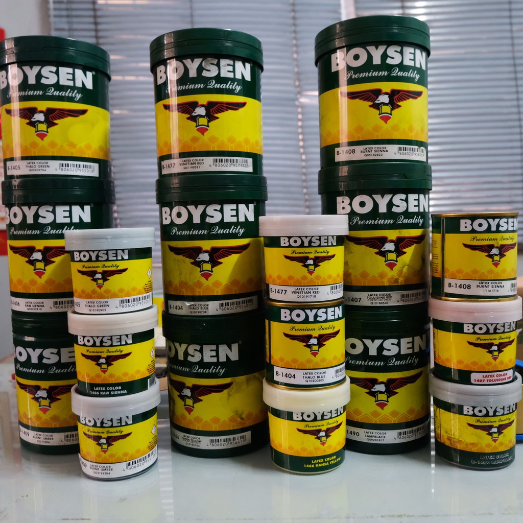 BOYSEN ACRY-COLOR LATEX PAINT COLOR | Shopee Philippines