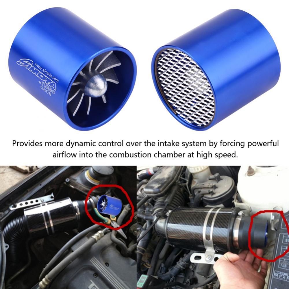 SIMOTA Car Air Intake Turbonator Single Fan Turbine Super Charger ...