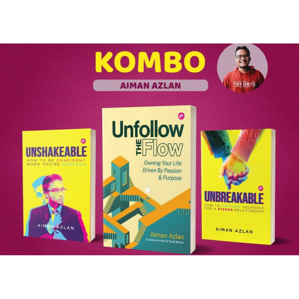 COLLECTIONS AIMAN AZLAN : UNBREAKABLE & UNSHAKEABLE | Shopee Philippines