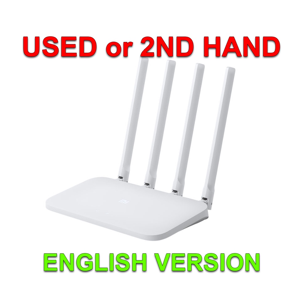 SLIGHTLY USED 2ND HAND Xiaomi Router 4C 300M NOT BRAND NEW | Shopee ...