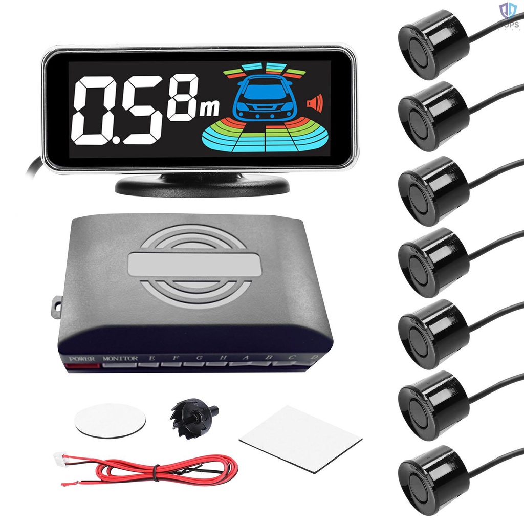 [OP] Car Parking Sensor Rear Reversing Radars System with 8 Parking ...
