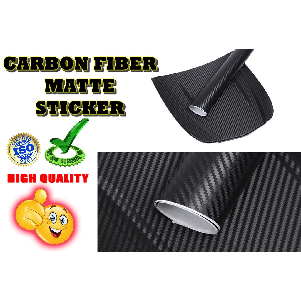 STICKER CARBON MATTE 3D ( MAKAPAL ) [[ HIGH QUALITY ]] Philippine Stock ...