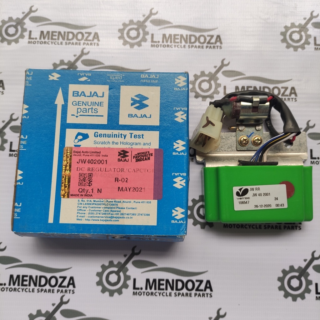 Rouser 135 DC Regulator w/ Capacitor Rectifier Genuine JW402001 | Shopee Philippines