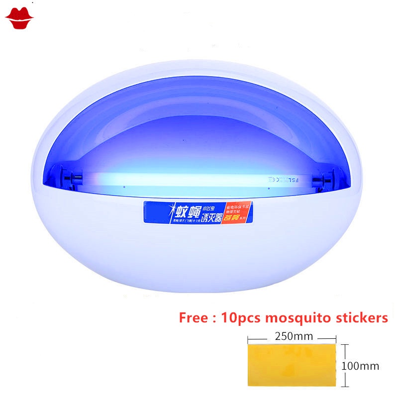 8W/16W Sticky Fly Catcher Bug Zapper Mosquito Gnat Trap with UV Light ...