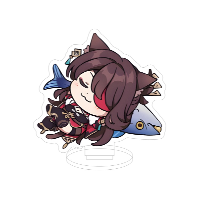 Panda Genshin Impact Game Figure Beidou Sayu Itto Eula Diluc Xinyan ...