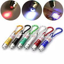 1pc New 2 In 1 Laser Pointer Pen Keychain | Shopee Philippines