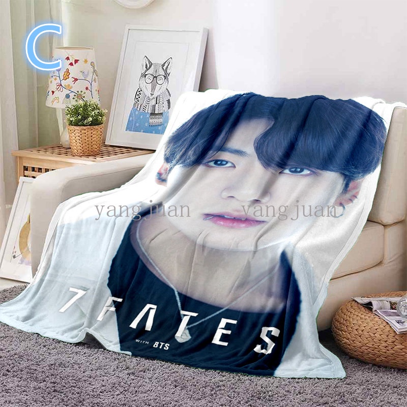 Customized BTS Blanket Picnic Kim Nam Jung, Seok-Jin, Min Yoon-Chi ...