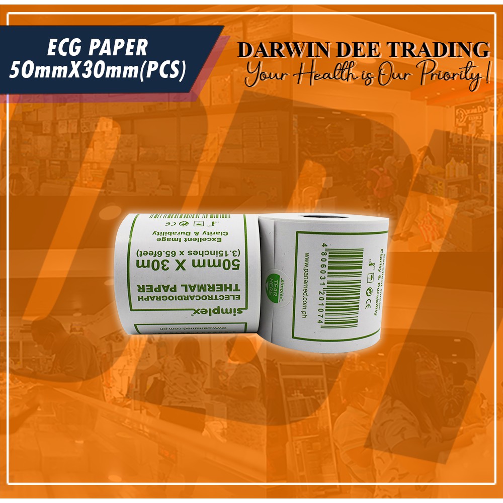 ECG PAPER 50X30MM SIMPLEX PER ROLL | Shopee Philippines
