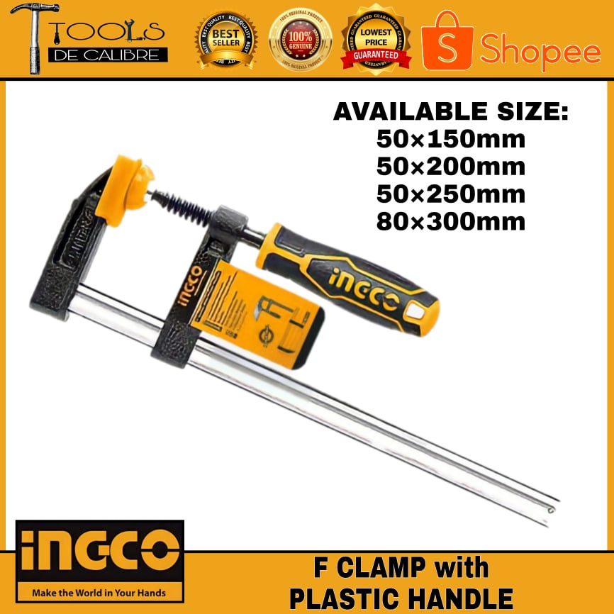 INGCO F Clamp With Rubber Handle HFC020802 / HFC020503 / HFC020502 ...