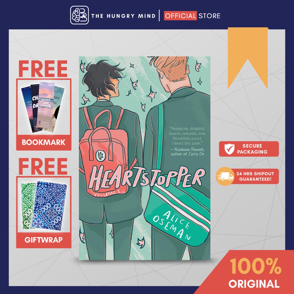 Heartstopper Volume 1 (ORIGINAL) by Alice Oseman (PB) Romance Books ...