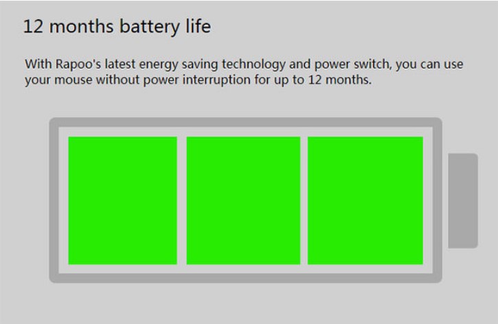 Rapoo M216 Portable Wireless Optical Mouse for Laptop PC | Shopee Philippines