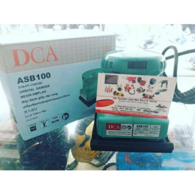 MESIN Asb100 DCA Square orbital Sanding Machine | Shopee Philippines