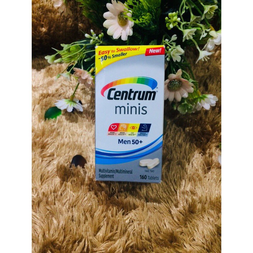 Centrum Minis Adult 50+ (160 Count) Multivitamin/Multimineral ...